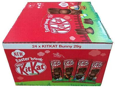 Nestle KITKAT CHOCOLATE Bunny 24 x 29g Bars, Easter Collection – dadybros